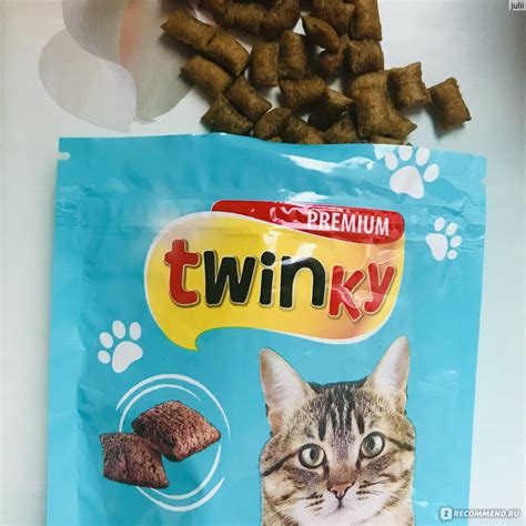 Лакомство для кошек Twinky Хрустящие подушечки курица-мята 60g ...