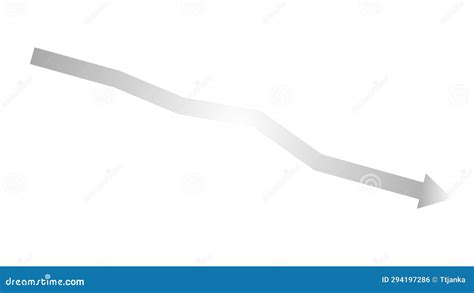 Animated Silver Arrow Recession Chart Of Economy Economic Crisis