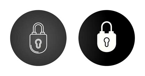 Padlock Vector Icon 23644668 Vector Art At Vecteezy