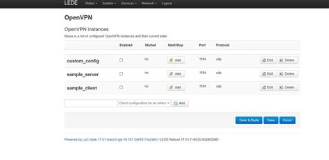How To Configure Openvpn On Lede Reboot 17017 To Work With Ipvanish Installing And Using