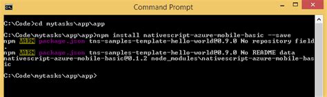 Using Nativescript With Azure Mobile Services Nativescripting