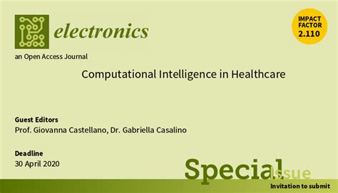 Call For Paper Special Issue Computational Intelligence In Healthcare