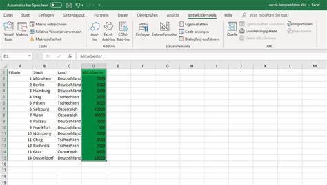 Ein Excel Makro Erstellen Und Wiederholt Ausführen So Gehts