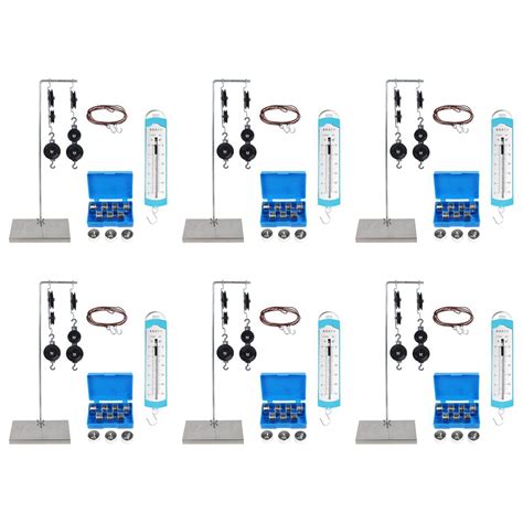 6x Spring Dynamometer Balance Physics Experiments Spring Hook Code