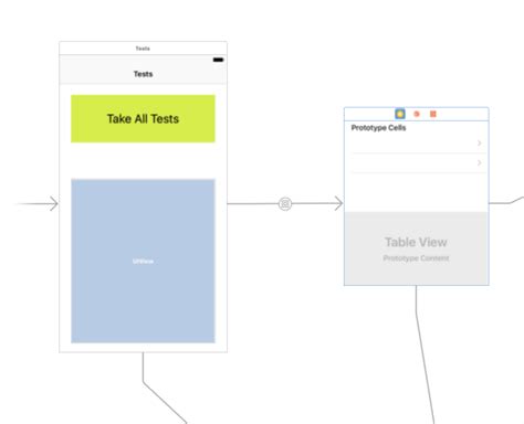 ios not able to push data from one view controller to a table view