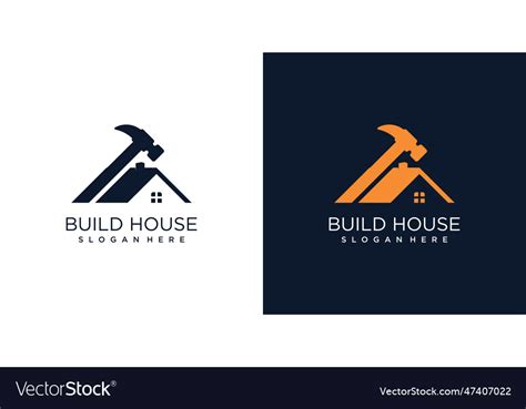 Construction Company Logo Hammer