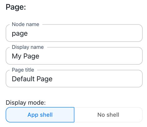 Page Properties Toolpad Studio