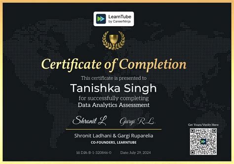 Tanishka Singh On Linkedin I Just Got Certified For The Completion Of