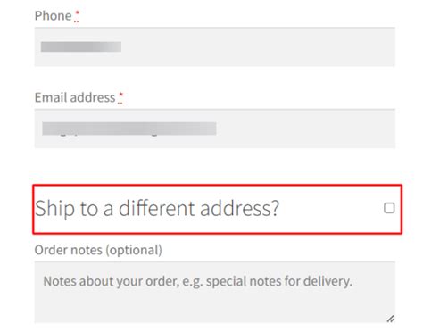 how to hide the ship to a different address checkbox in woocommerce tyche softwares