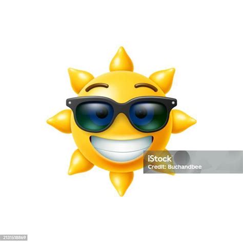 3d 태양 이모티콘 선글라스를 쓴 멋진 햇볕이 잘 드는 캐릭터 유머에 대한 스톡 벡터 아트 및 기타 이미지 유머 태양 하늘