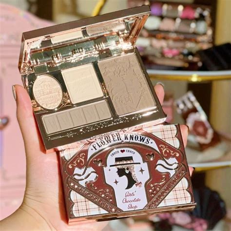 플라워 노즈 초콜릿 샵 릴리프 하이라이터 컨투어 브론저 팔레트 16g Aliexpress