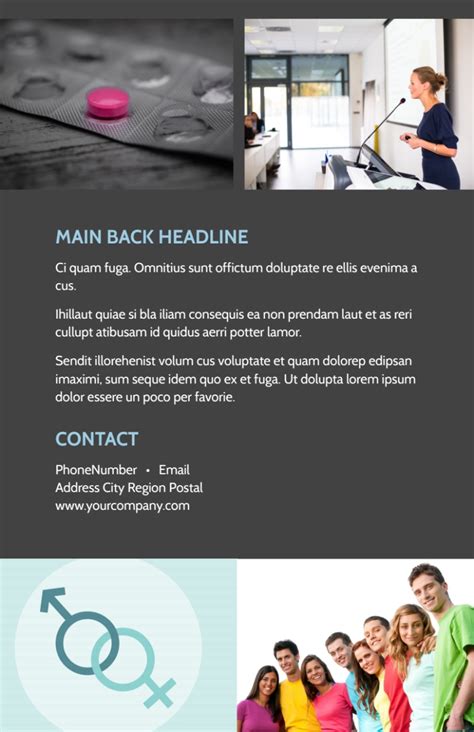 Sex Education Flyer Template MyCreativeShop