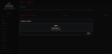 unable to deploy agent · issue 2580 · mitre caldera · github