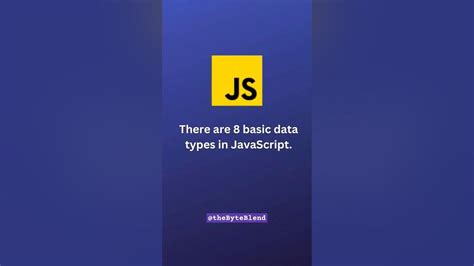 Basic Data Types In Javascript Shorts Viral Javascript Datatypes Programming Frontend