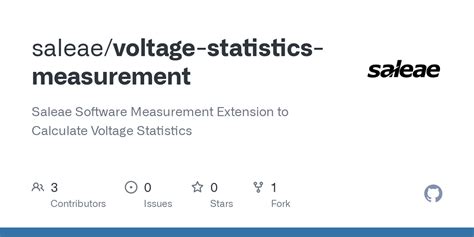 Github Saleaevoltage Statistics Measurement Saleae Software Measurement Extension To