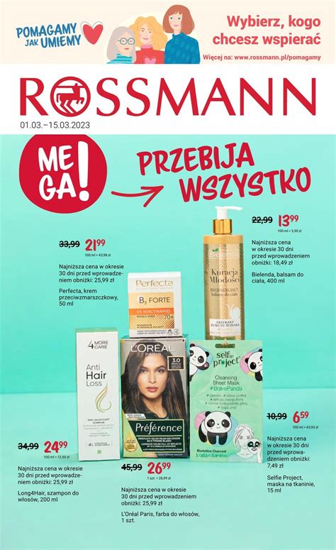 Rossmann Szwedzka 6 61 285 Poznań Promocenypl Gazetki Promocje Przeceny