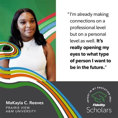 Fidelityscholars Scholarshipopportunity Fidelityassociate Daelynn