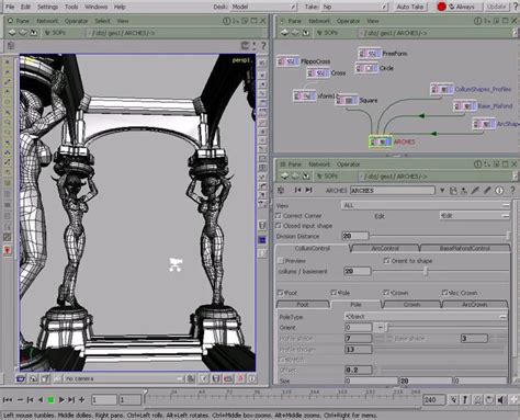 Houdini Procedural Arches Part 01 Houdini Arch Parts