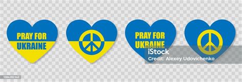 전쟁이 없습니다 우크라이나 어 플래그의 색상 기호 러시아 Vs 우크라이나 우리는 평화를 위한 것입니다 우크라이나기도 우크라이나 저장합니다 우크라이나어 국가 기호 나는