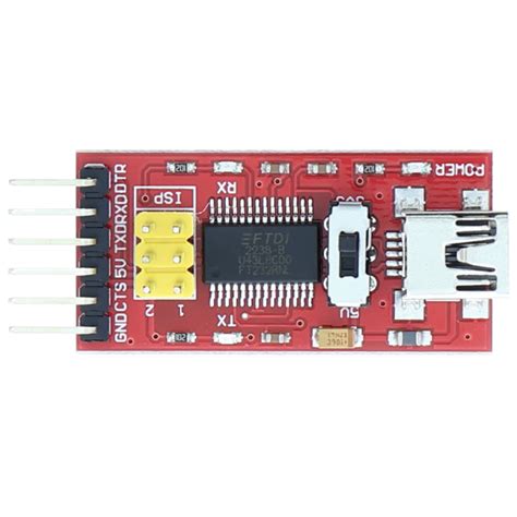 Ft232rl Programmer Ftdi Usb To Ttl Serial Adapter 33 And 5v Buy Cheap Online Funduinoshop