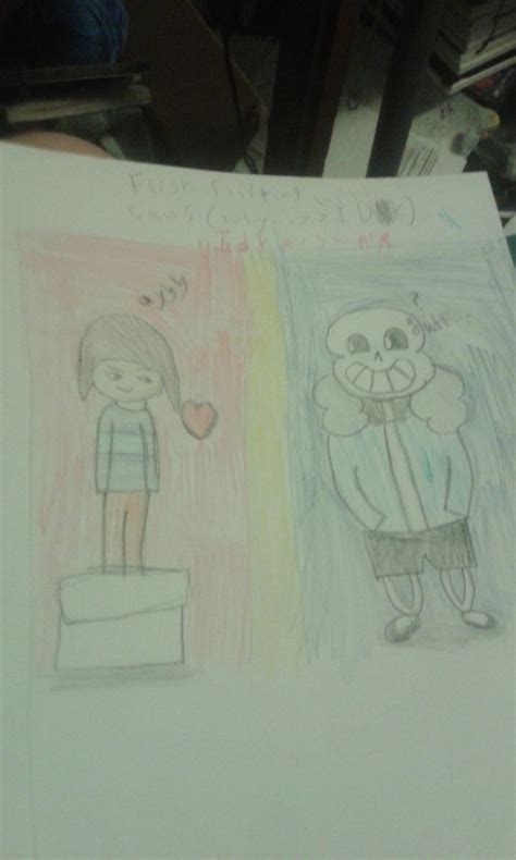 Frisk Flirting With Sans By Samthepokemonexpert On Deviantart