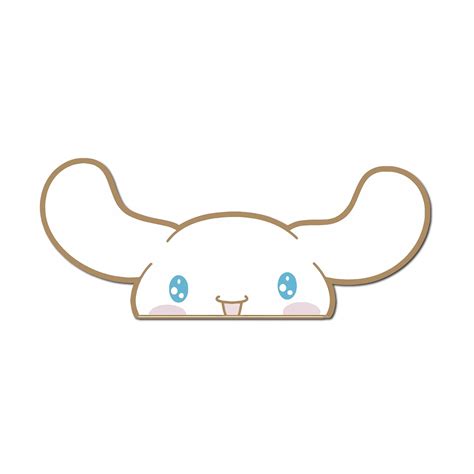 Isee 360 Cinnamoroll Car Peeking Stickers For Car Window Laptop