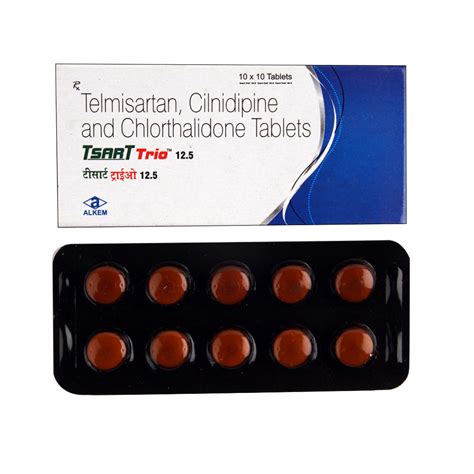 Buy Tsart Trio 125mg 10 Tablets Online At Best Prices Wellness Forever