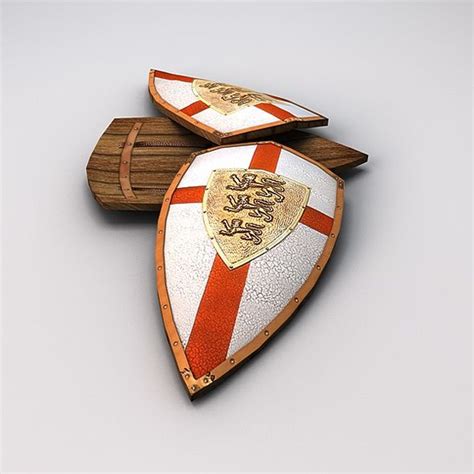 Lion Shield Insignia V 2 Modelo 3d 15 Max Fbx Obj Free3d