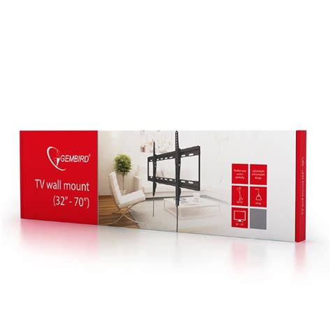 Gembird Wm 75t 01 Tv Držák Náklopný 32 70 Wm 70t 01 Tsbohemia Cz