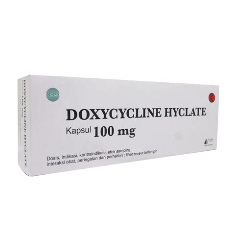 Doxycyline Hyclate Pt Pyridam Farma Tbk Doxycyline Hyclate Pt Pyridam Farma Tbk