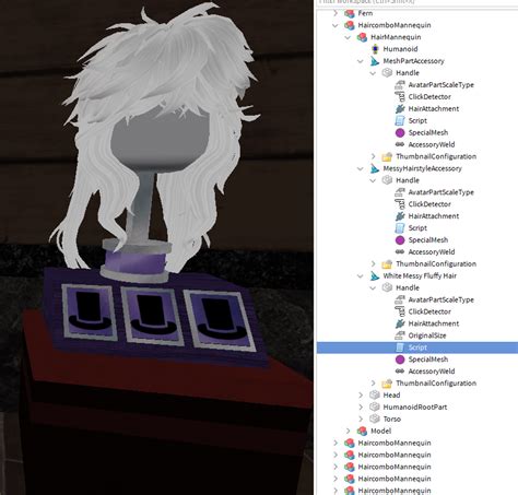 Trying To Make A Hair Combo Giver But It Only Gives One Hair