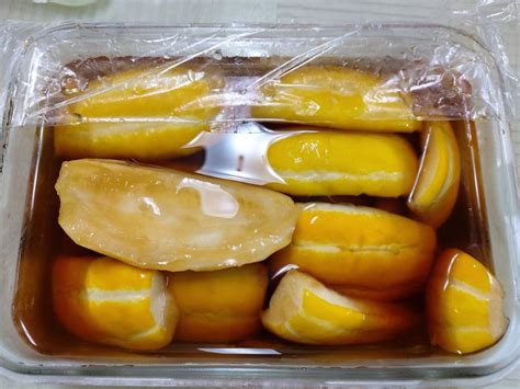 참외장아찌 물 없이 담그는 법