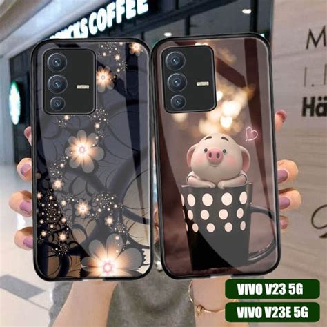 Jual Softcase Kaca Vivo V23 5g Vivo V23e M156 Casing Hp Vivo V23 5g