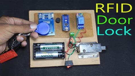 Build Rfid Door Lock Using Arduino 7 Steps Instructables