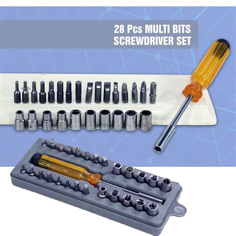 Buy 28 Pcs Multi Bits Screwdriver Set Online At Best Price In India On