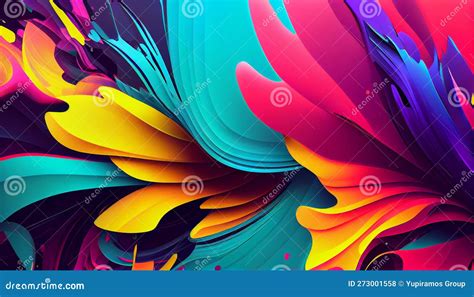 Abstract Backdrop Illustration With Multi Colored Design Generated By Ai Stock Illustration