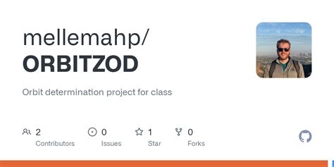 Github Mellemahp Orbitzod Orbit Determination Project For Class