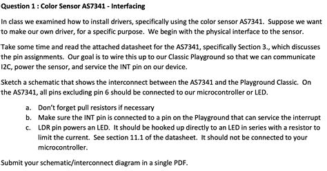 Solved Color Sensor As7341 Interfacing Hi Can You Please
