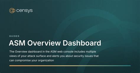 Asm Overview Dashboard