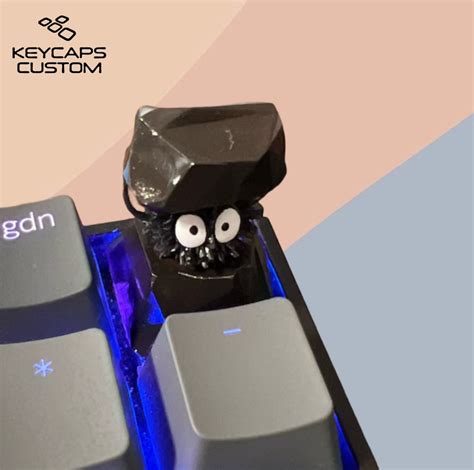 Spirited Away Soot Sprite Artisan Keycap For Mx Style Keyboard