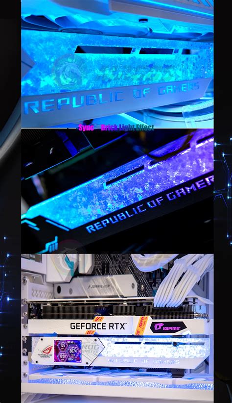 Gpu Bracket With Display Vga Graphic Card Holder Gundam Msi Aorus Rog