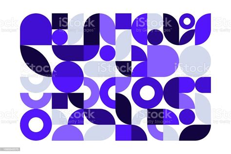 기하학적 최소 패턴 단순한 모양 현대 스위스 바우하우스 배경 추상적인 브랜드 아이덴티티 패키지 디자인 벡터 배너 개념에 대한 스톡 벡터 아트 및 기타 이미지 Istock