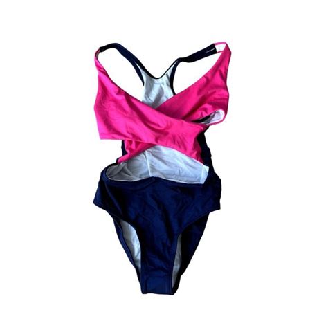 Submarine Swim Submarine One Piece Swimsuit In Fuchsia Pink Blue