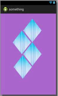 android diamond button layout stack overflow