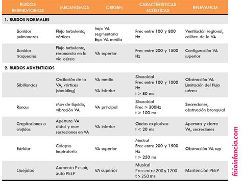 Ruidos Respiratorios Ruidos De La Respiración Sonidos De La