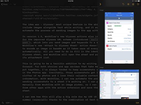Workflow 15 App Store Automation Trello And Ulysses Actions Audio