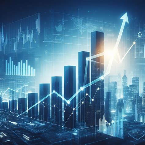 Premium Photo Stock Market Data Infographic