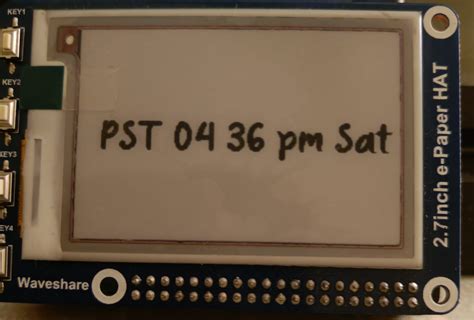 Github Kritarth5 Raspi Eink Clock