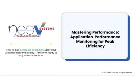 Ppt Mastering Performance Application Performance Monitoring For
