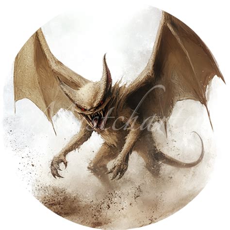 Dust Mephit Game Tokens For Vtt And Ttrpg Mistcharter Maps